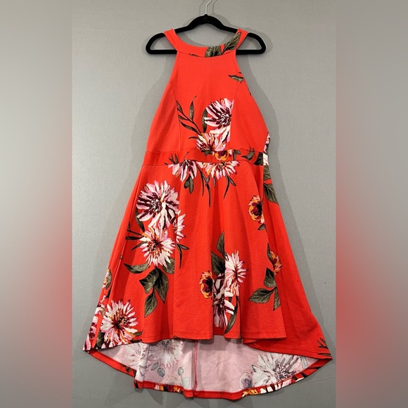 Almost Famous | Dresses | Almost Famous Reddish Pink Floral Design ...